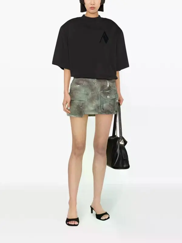 Attico Fay Camouflage-pattern Cargo Miniskirt