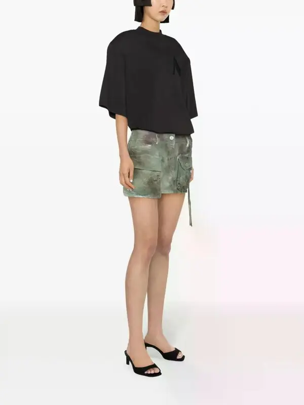 Attico Fay Camouflage-pattern Cargo Miniskirt