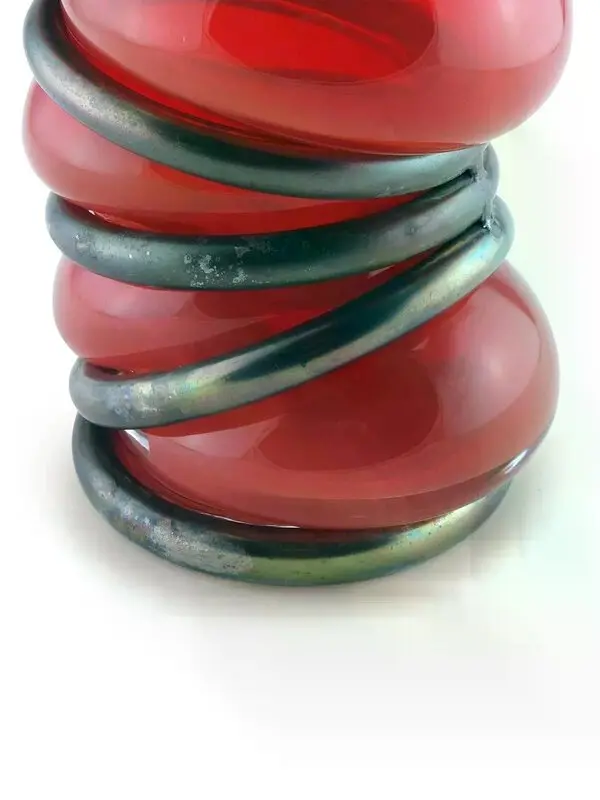 VANESSA MITRANI Chain Ring Polished Vase - Red