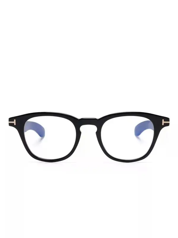 TOM FORD Geometric-frame Glasses - Black