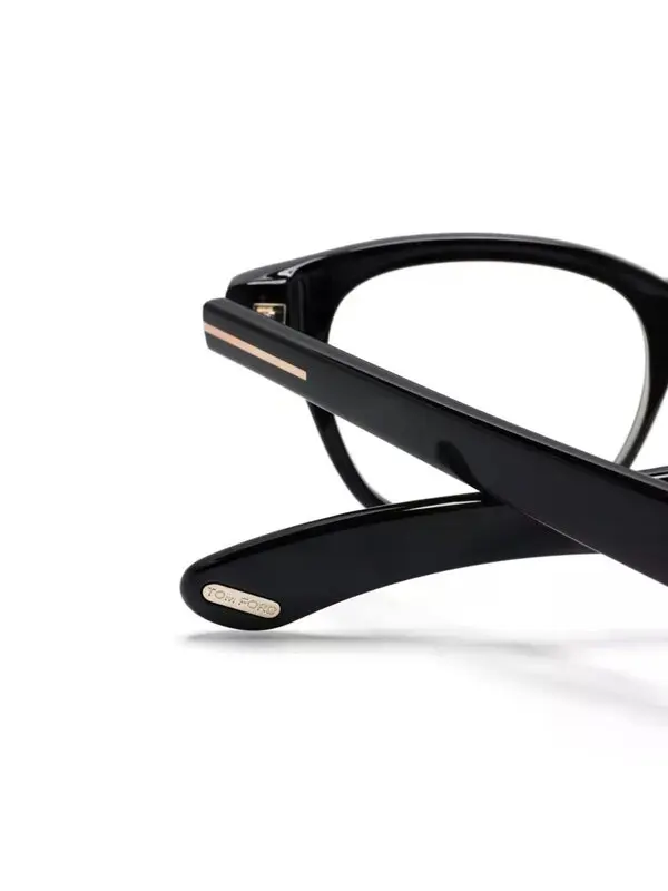 TOM FORD Geometric-frame Glasses - Black