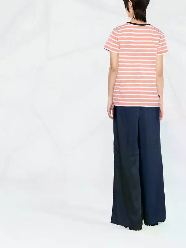 Woolrich Logo-embroidered Striped T-shirt