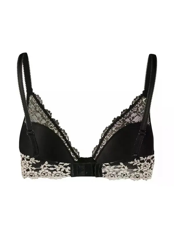 Wacoal Embrace Lace Plunge Underwire Bra - Black