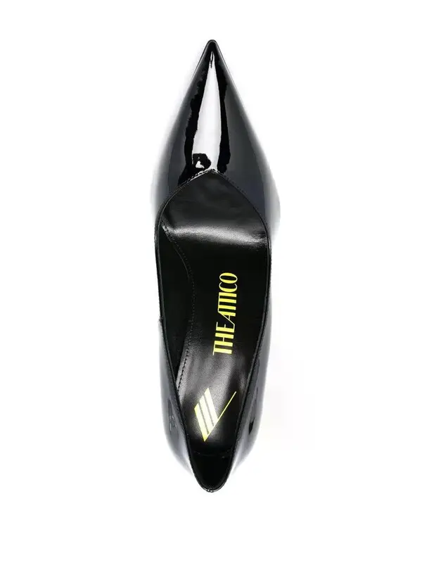 Attico Cheope 105mm Pointed-toe Pumps - Black