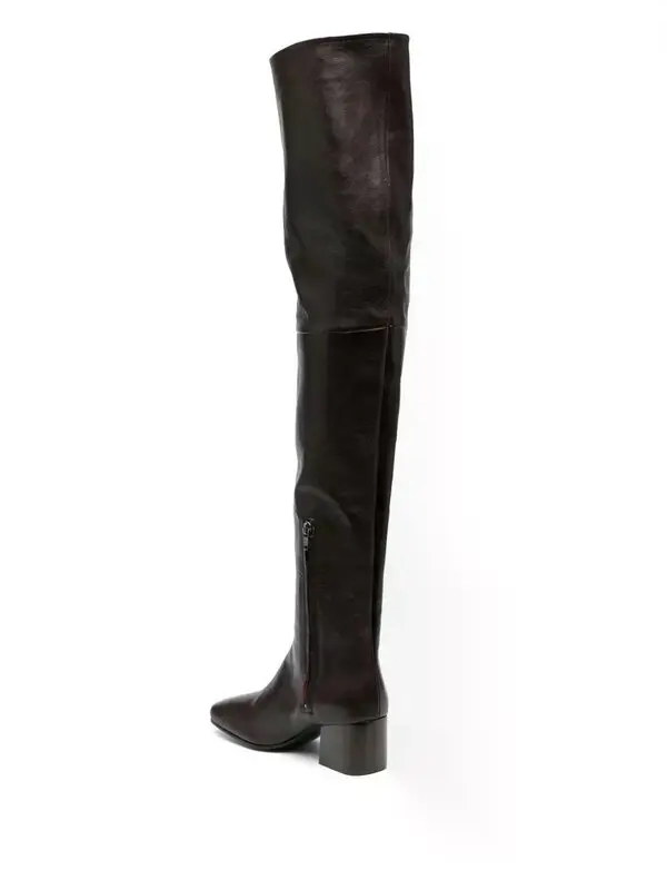 LEMAIRE 60mm Leather Thigh-high Boots