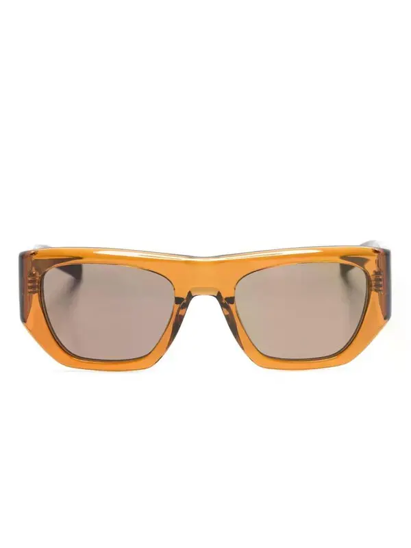Saint Laurent Square Frame Sunglasses - Brown