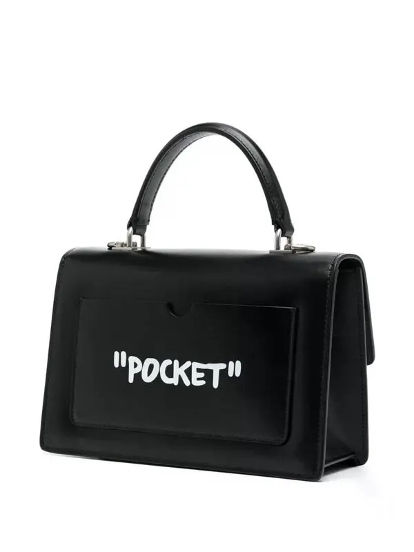 Off-White Jitney 1.4 Leather Tote Bag