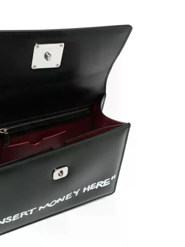 Off-White Jitney 1.4 Leather Tote Bag