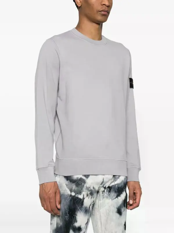 Stone Island Compass Cotton Sweatshirt - Grey