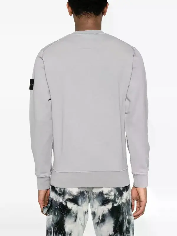 Stone Island Compass Cotton Sweatshirt - Grey