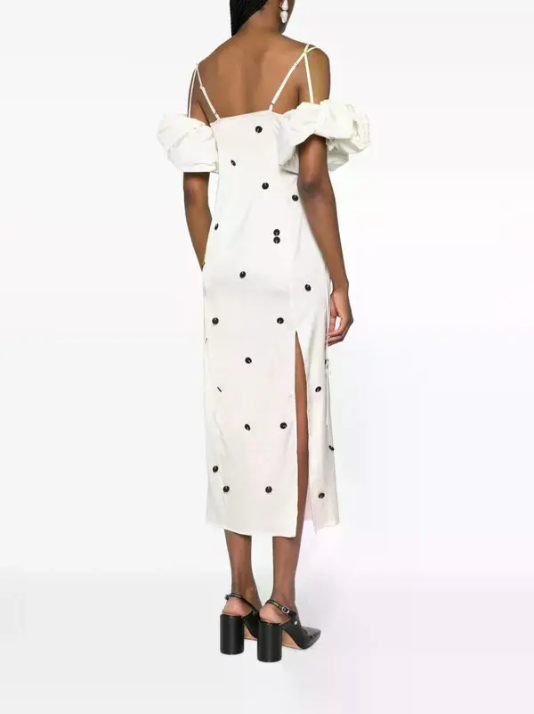 Jacquemus Polka-dot Midi Dress