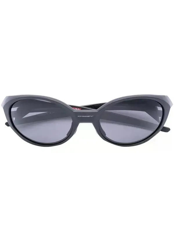 Oakley Oval Frame Sunglasses - Black