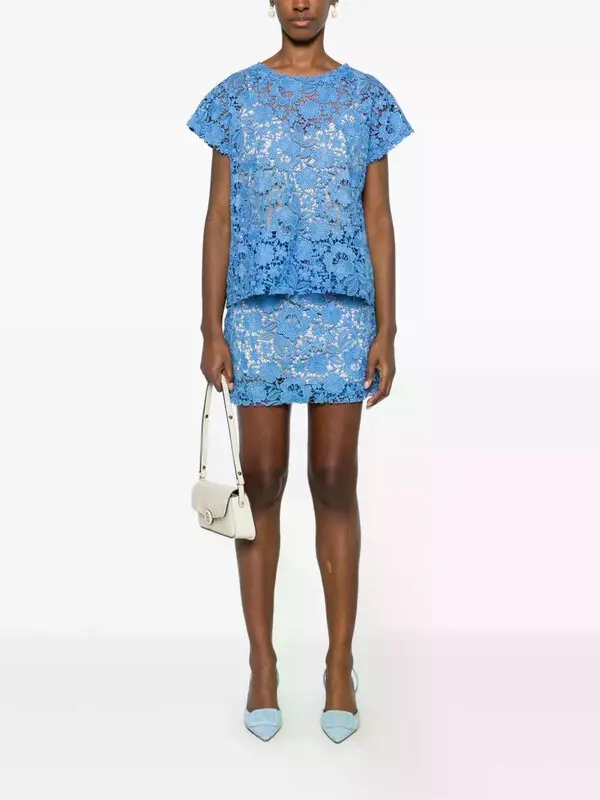P.a.r.o.s.h Lace Mini Skirt