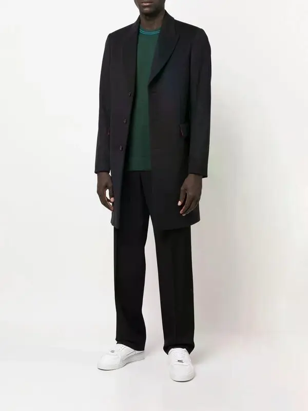 Paul Smith Single-breasted Wool-cashmere Coat
