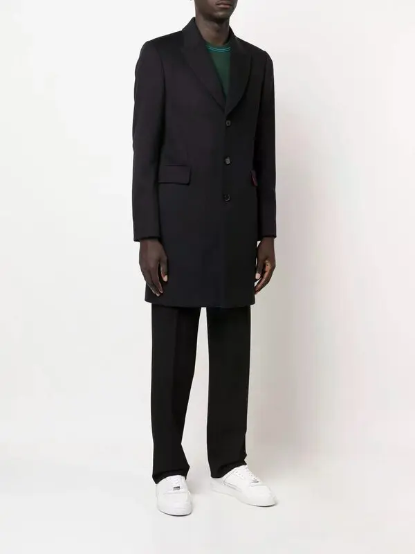 Paul Smith Single-breasted Wool-cashmere Coat