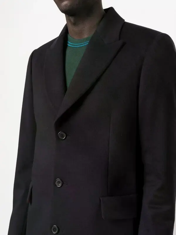 Paul Smith Single-breasted Wool-cashmere Coat