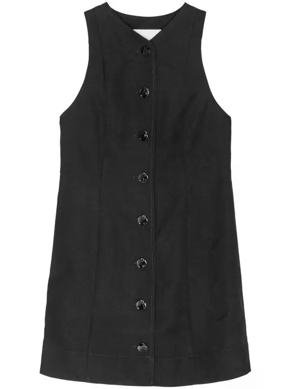 GANNI Bow-detail Mini Dress