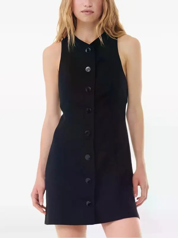 GANNI Bow-detail Mini Dress