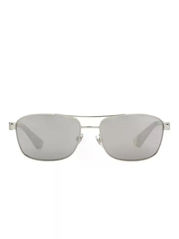 Burberry Rectangle-frame Sunglasses - Silver