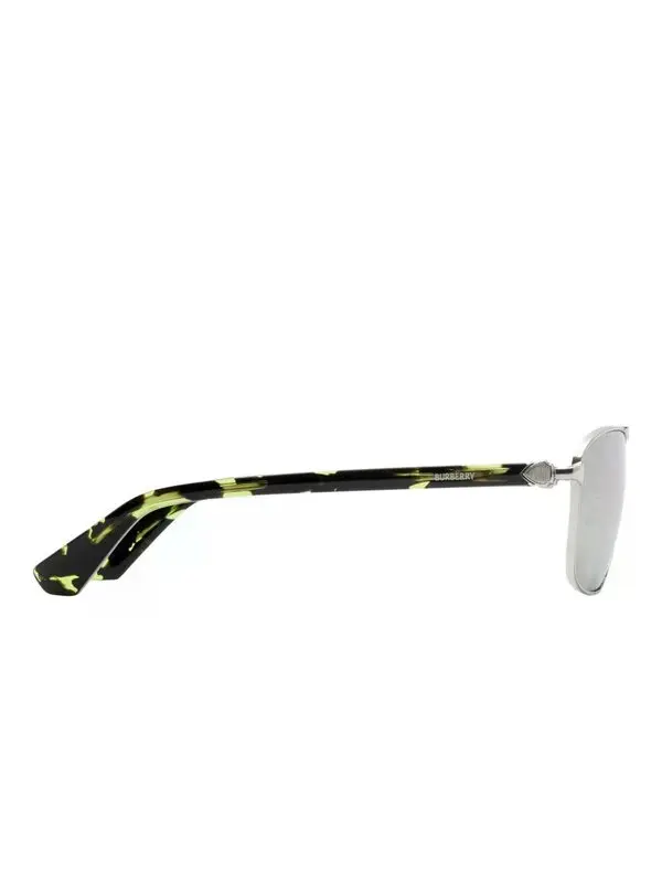 Burberry Rectangle-frame Sunglasses - Silver