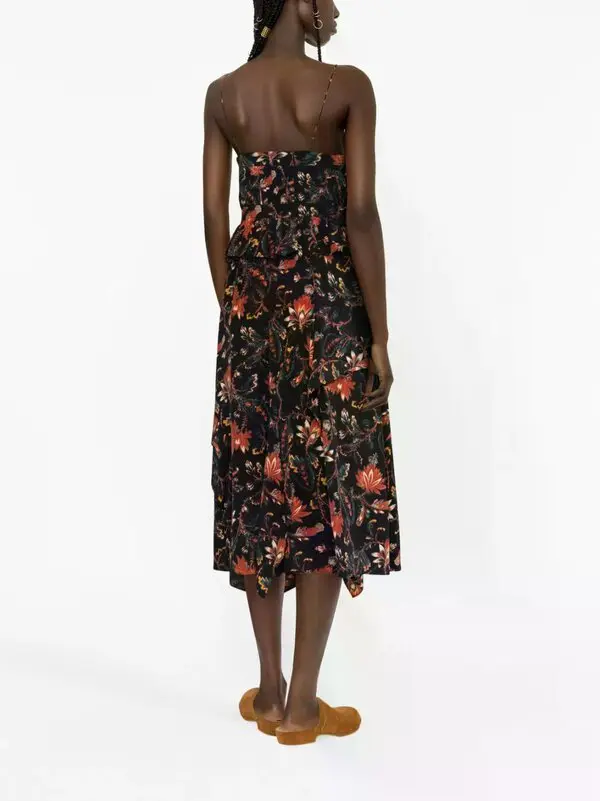 Ulla Johnson Renata Obsidian-print Silk Dress