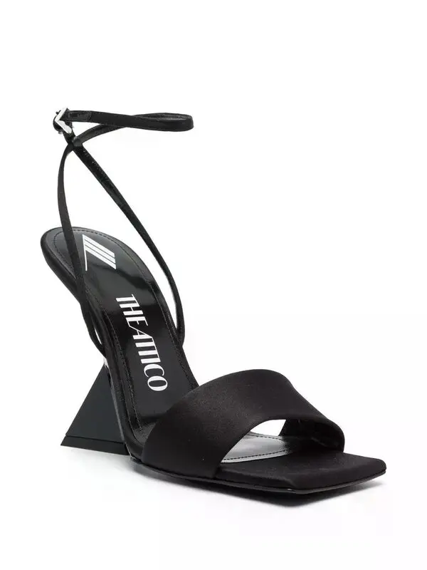 Attico Cheope 105mm Sculpted Heel Sandals