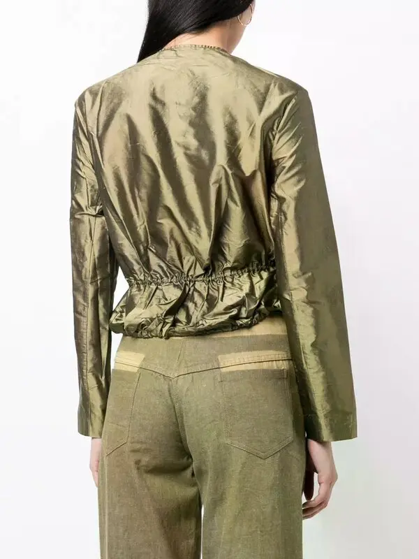 Christopher Esber Metallic-effect Silk Jacket