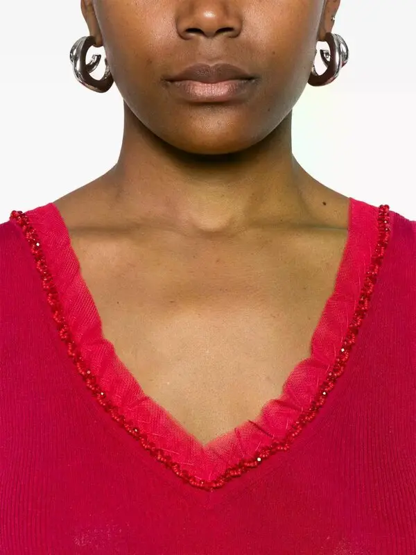 P.a.r.o.s.h Ribbed Tank Top - Pink