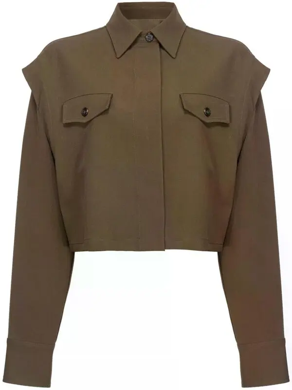 Pinko Fioriera Cropped Shirt