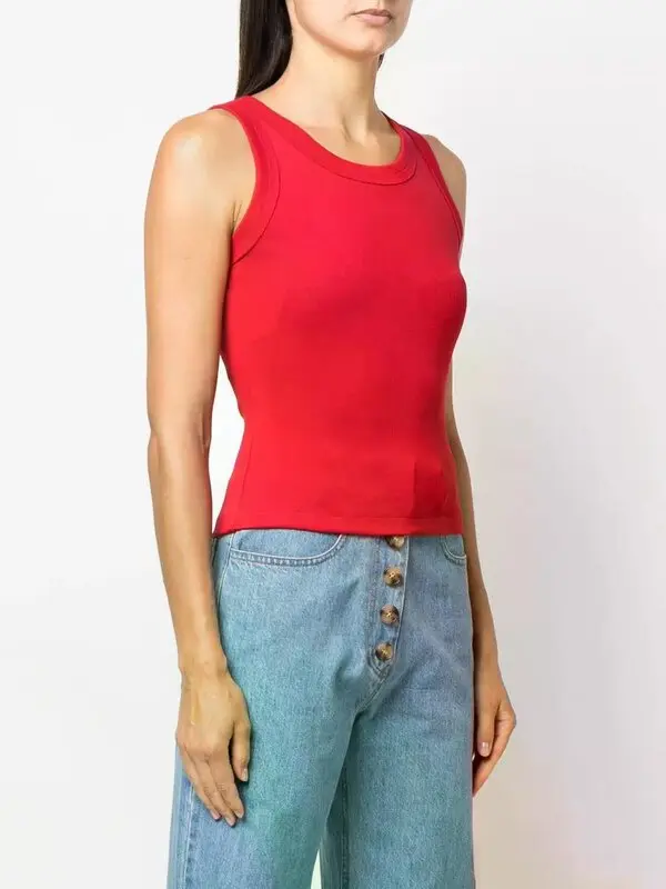 STYLAND Slim-cut Tank Top - Red