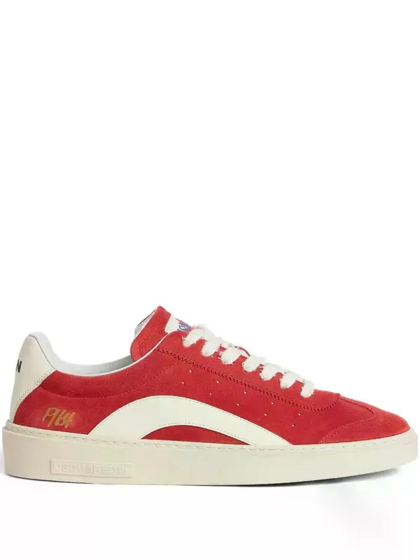 Dsquared2 Suede Lace-up Sneakers - Red