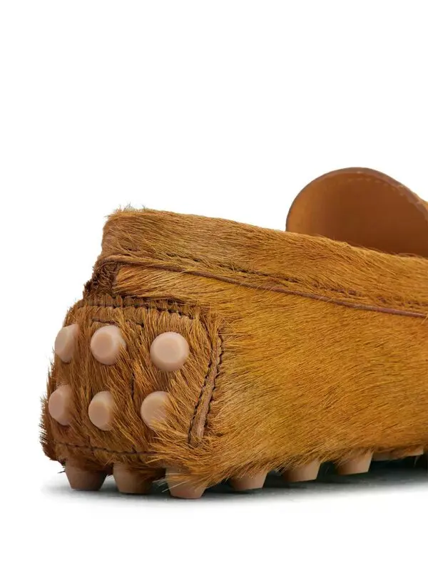 TOD'S Calf-hair Loafers - Brown