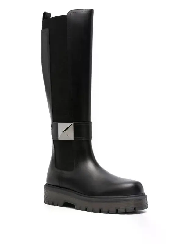 Valentino Garavani One Stud Knee-high Boots