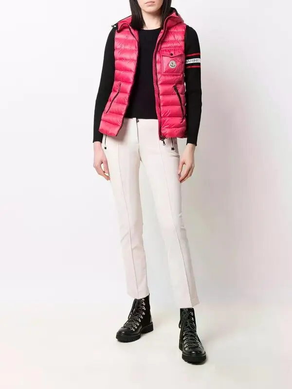 Moncler Glyco Padded Sleeveless Gilet - Pink