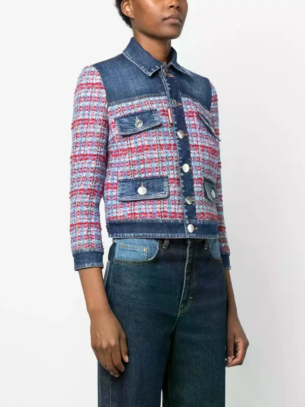 Dsquared2 Panelled Denim Jacket