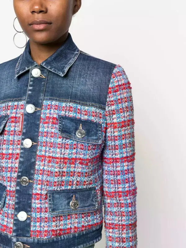 Dsquared2 Panelled Denim Jacket