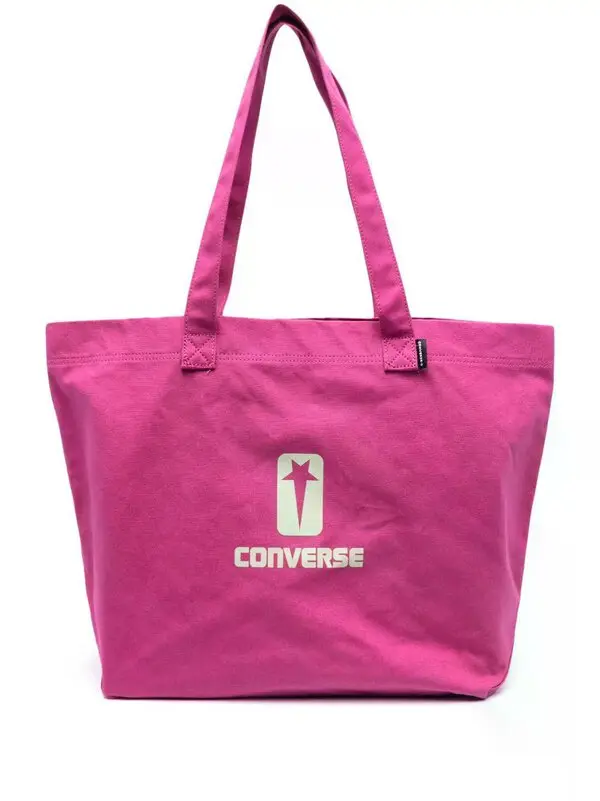 CONVERSE X Drkshdw Logo-print Canvas Tote Bag