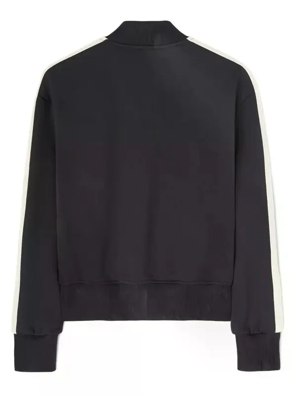 Palm Angels Logo-print Track Bomber Jacket - Black