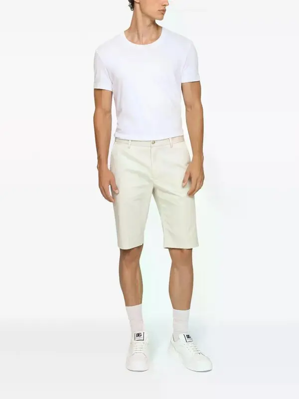 Dolce & Gabbana Stretch-cotton Bermuda Shorts