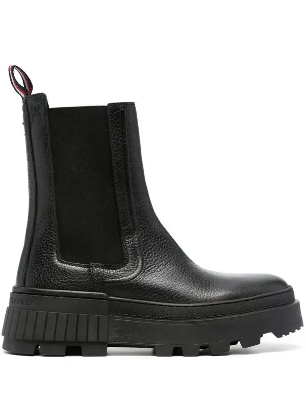 Tommy Hilfiger Leather Ankle Boots