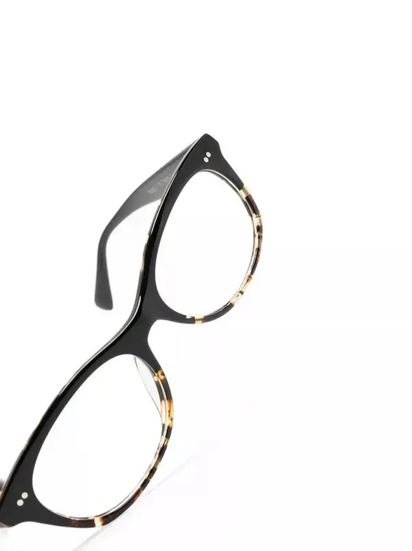 Oliver Spencer Dezerai Rectangle-frame Glasses - Black