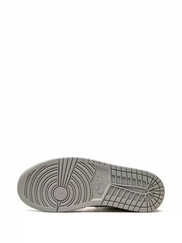 JORDAN Air 1 Mid Light Smoke 2.0 Sneakers - Grey