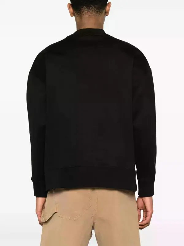 Palm Angels Logo-plaque Cotton Sweatshirt