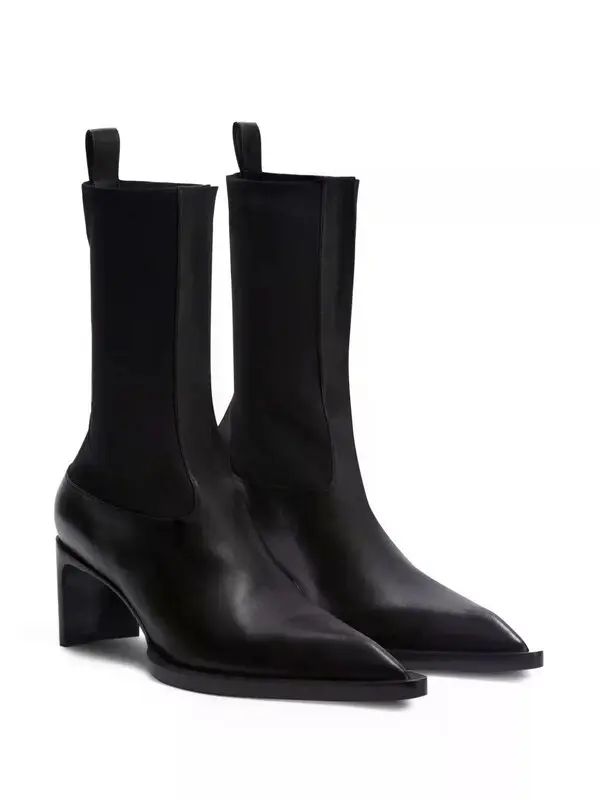 JIL SANDER Ankle Boots With Block Heel