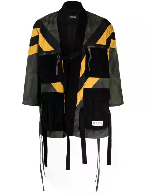 MOSTLY HEARD RARELY SEEN Graphic-print Panelled Jacket - Multicolour