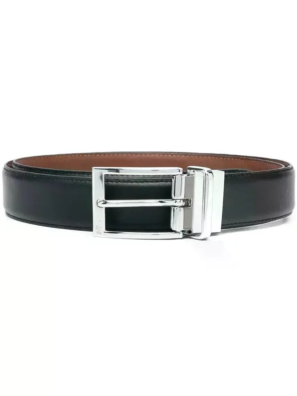 Polo Ralph Lauren Logo-engraved Buckle Belt - Black