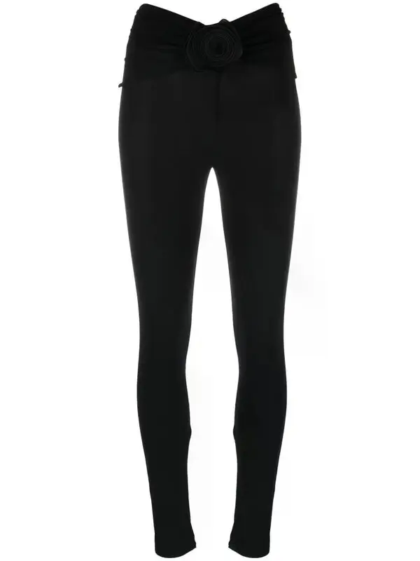 Magda Butrym Floral-appliqué Leggings