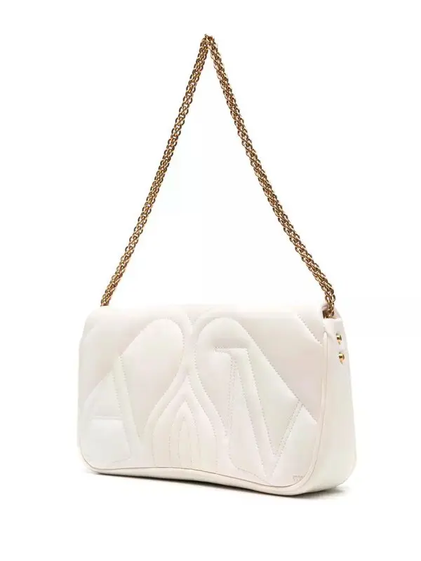 Alexander McQueen The Seal Crossbody Bag - White