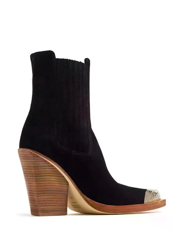 Paris Texas Dallas 100mm Boots - Black