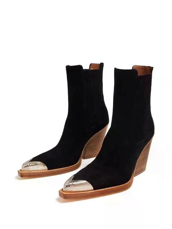 Paris Texas Dallas 100mm Boots - Black